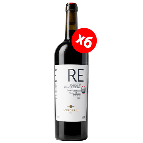 Caja 6 Bodegas RE Maulino Gran Reserva Cabernet Sauvignon 75 Year Old ...